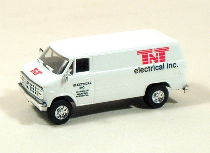 Trident Miniatures 90074 1:87 Cargo Van TNT Electrical – Trainz