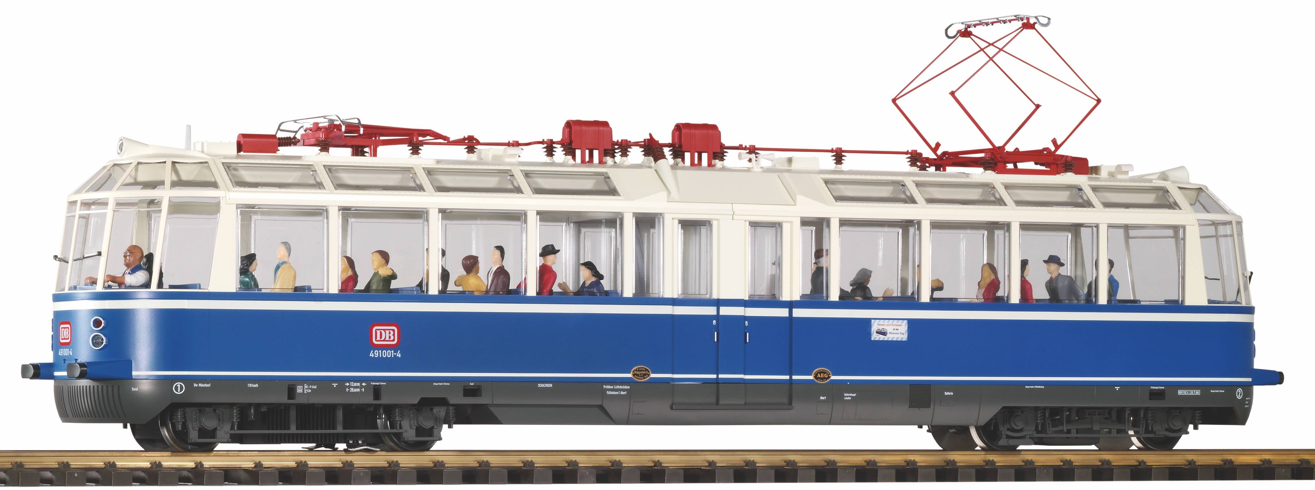 Piko 37331 G DB IV Glass Train Electric Locomotive with Sound – Trainz