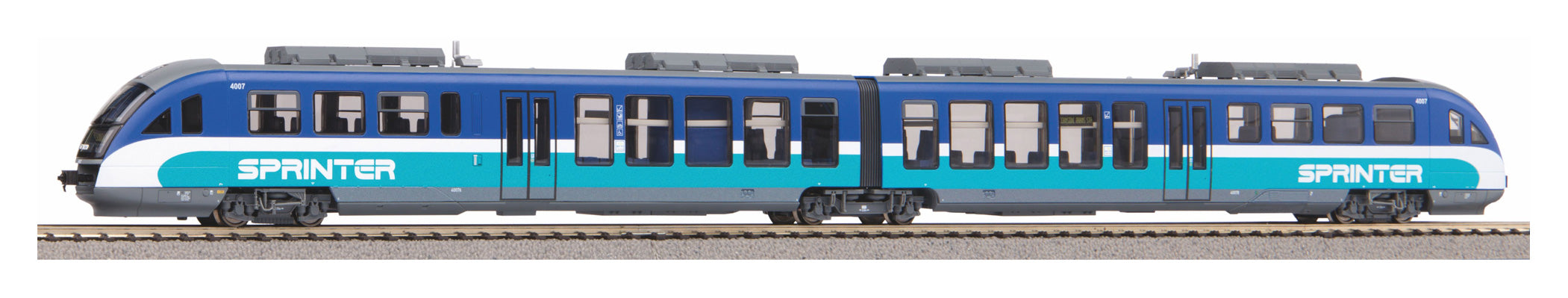 Piko 52097 HO NCTD Sprinter Diesel Locomotive with Sound #4007 – Trainz