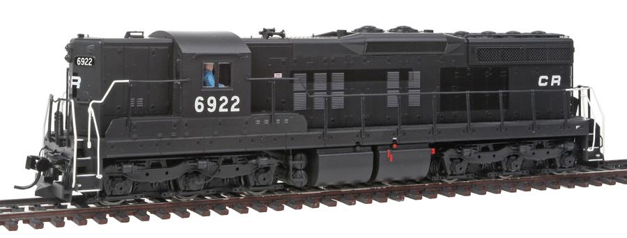 Walthers 920-41612 HO Conrail EMD SD9 PROTO 2000 & TSU Sound Black Whi ...
