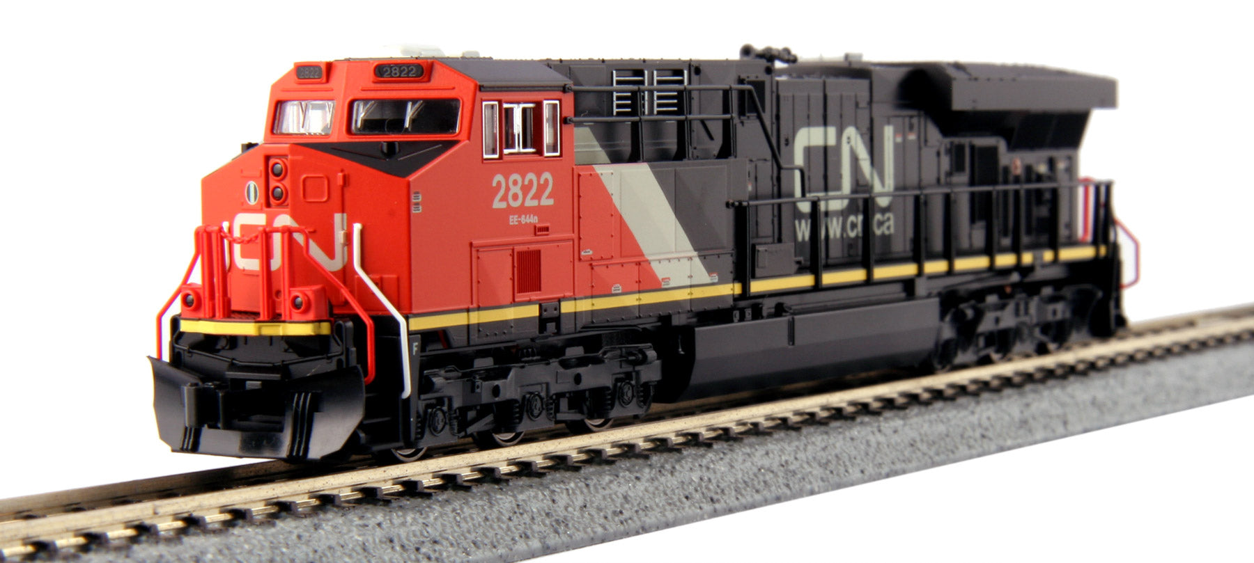 Kato 176-8919 N Scale Canadian National "Gevo" GE ES44AC Locomotive #2 – Trainz