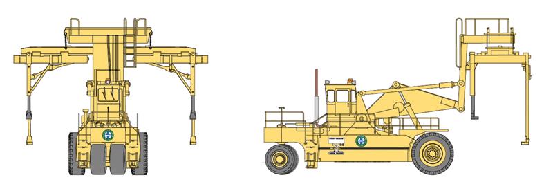Wheels of Time 30006 1:87 PC90 Piggy-Packer BNSF – Trainz