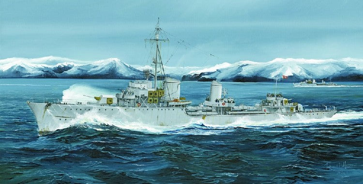 Trumpeter 05321 1:350 1944 German Zerstorer Z25 Destroyer Plastic Mode ...