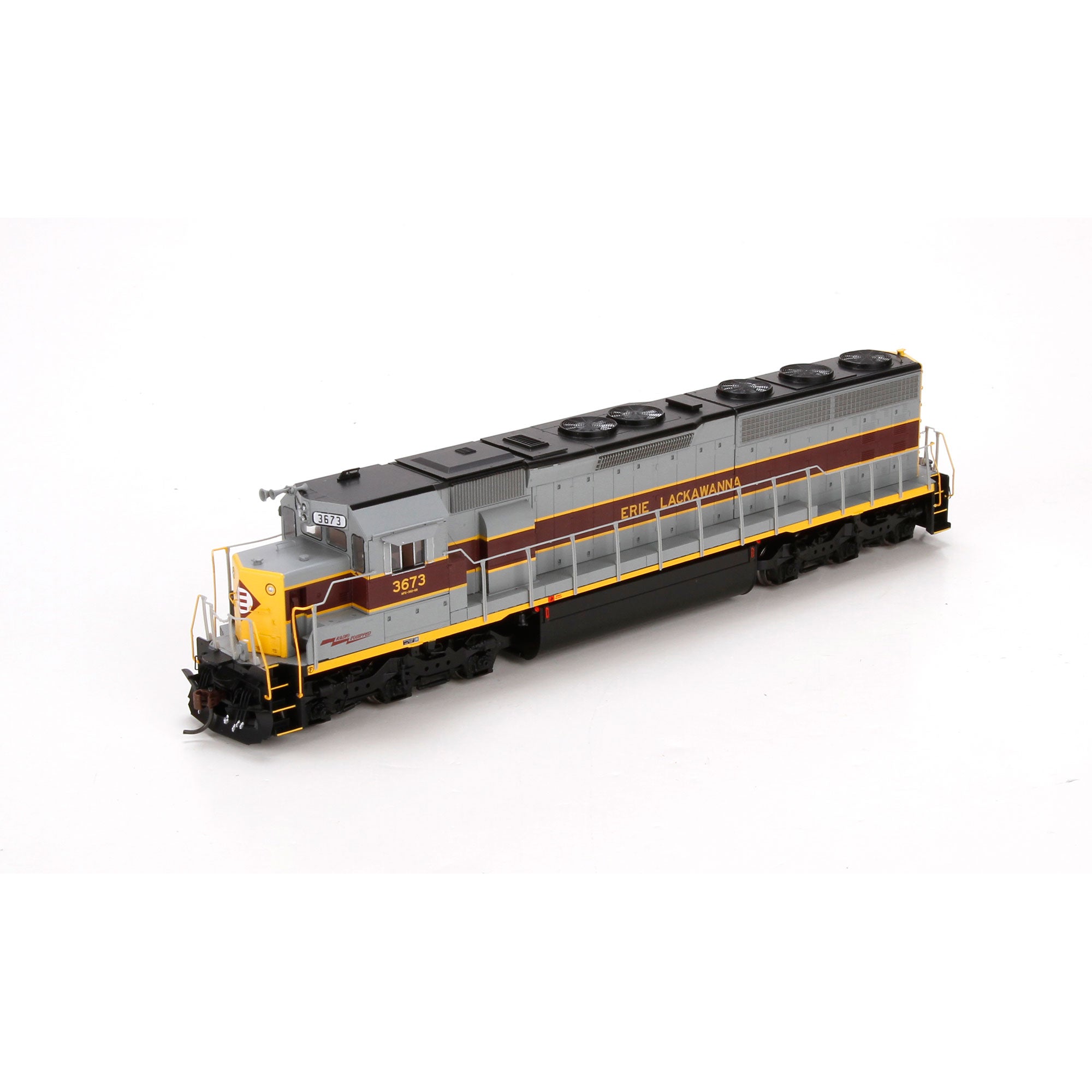 Athearn G67234 HO EL SD45-2 Diesel Locomotive w/DCC & Sound #3673 – Trainz