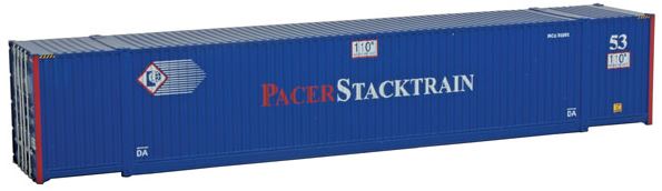Walthers 949-8507 HO Pacer Stacktrain 53' Singamas Corrugated Side Con ...
