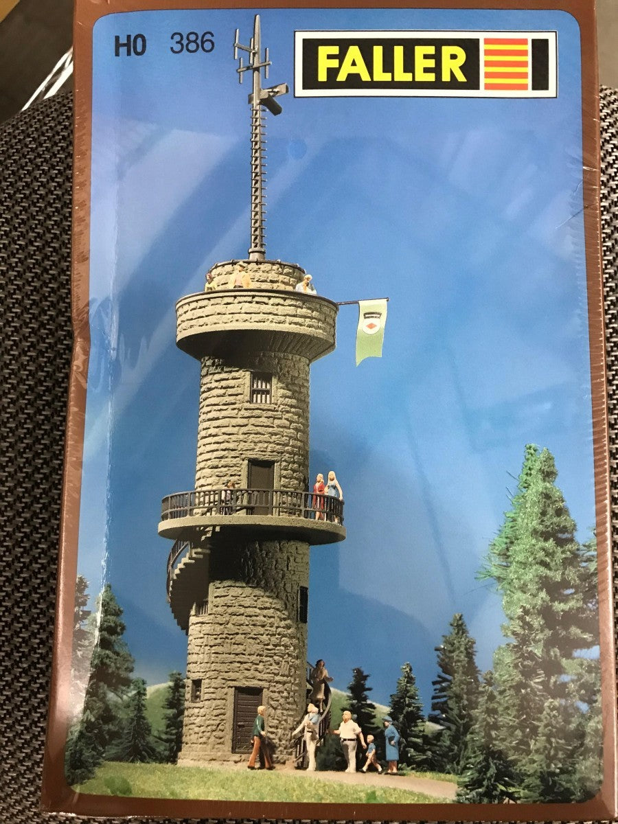 Faller 386 HO Observation Tower Building Kit – Trainz