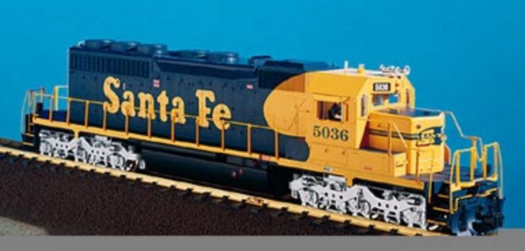 USA Trains R22301 G Santa Fe SD40-2 Diesel Locomotive with Sound #5036 – Trainz