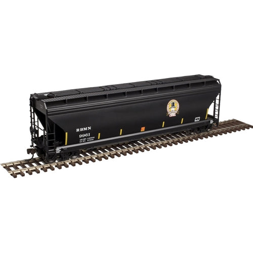 Atlas 20003467 HO RBMN ACF 4650 Centerflow Covered Hopper Car #9961 ...