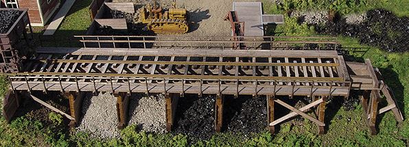 American Model Builders 179 HO Pennsylvania Coal Trestle Laser Art Kit ...