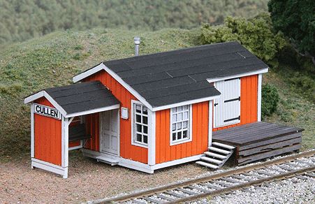 American Model Builders 180 HO Cullen Station Laser Art Building Kit ...