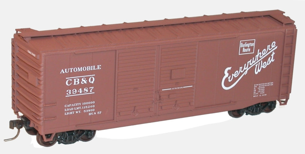 Accurail 12232 HO Chicago Burlington & Quincy Railroad 40' Dbl Dr AAR ...