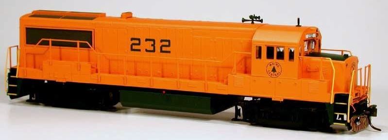 Bowser 23819 HO Maine Central Pumpkin GE U25B Diesel Locomotive #232 - – Trainz