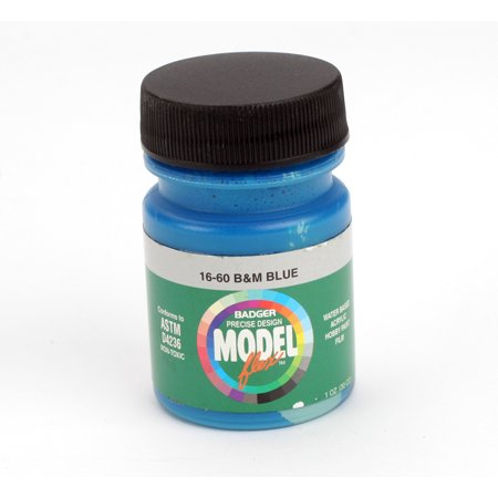 Badger 16-60 B&M Blue Modelflex Railroad Acrylic Paint - 1 oz. Bottle ...