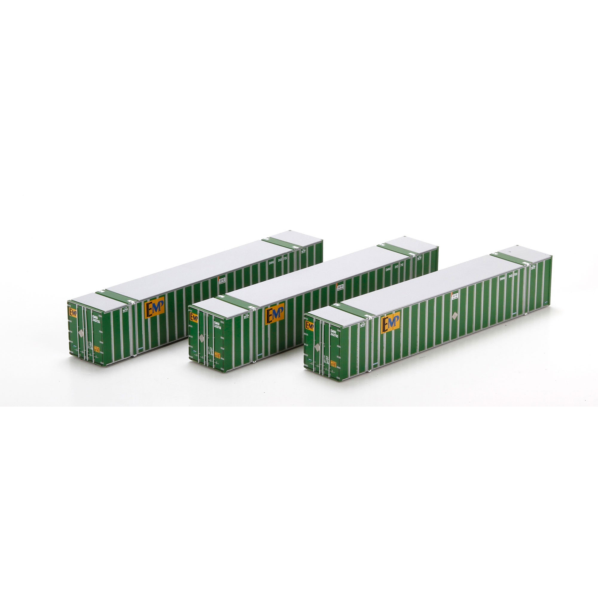 Athearn 72536 HO EMP 53' Stoughton Container (Set of 3) - Ready To Rol ...