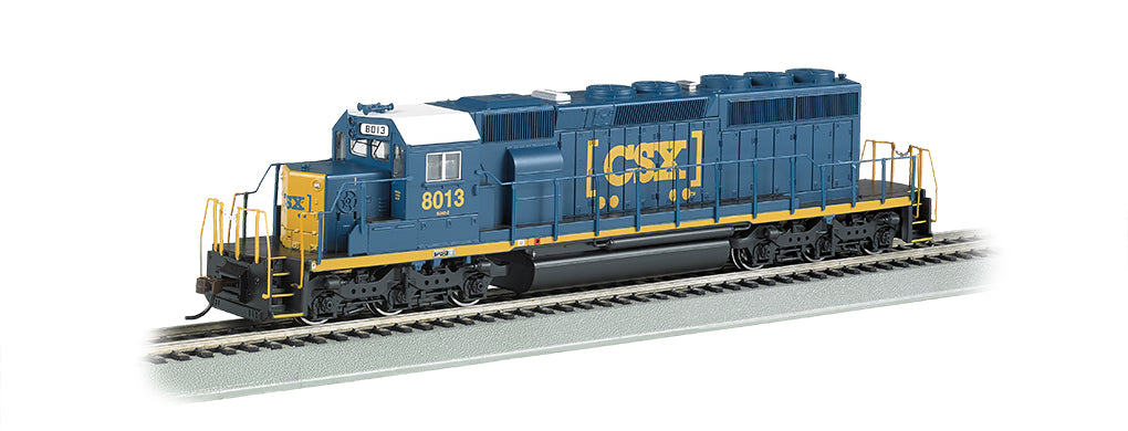 Bachmann 67202 HO CSX EMD SD40-2 Diesel Locomotive Sound/DCC #8013 – Trainz