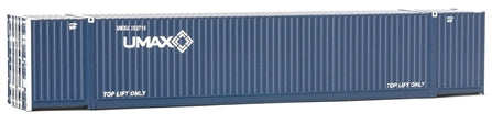 Walthers 949-8524 HO UMAX 53' Singamas Corrugated-Side Container – Trainz