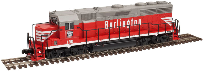 Atlas 40002789 N Burlington EMD GP40 Low Nose Diesel Engine #178 – Trainz