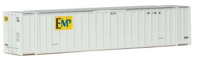 Walthers 949-8470 HO EMP 48' Ribbed-Side Container Assembled – Trainz