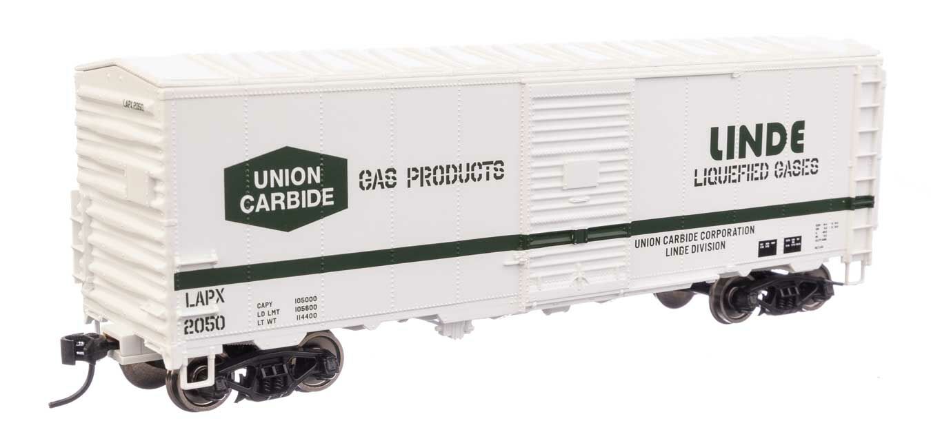 Walthers 910-1209 HO Linde Gas 40' AAR Modernized 1948 Boxcar RTR LAPX ...