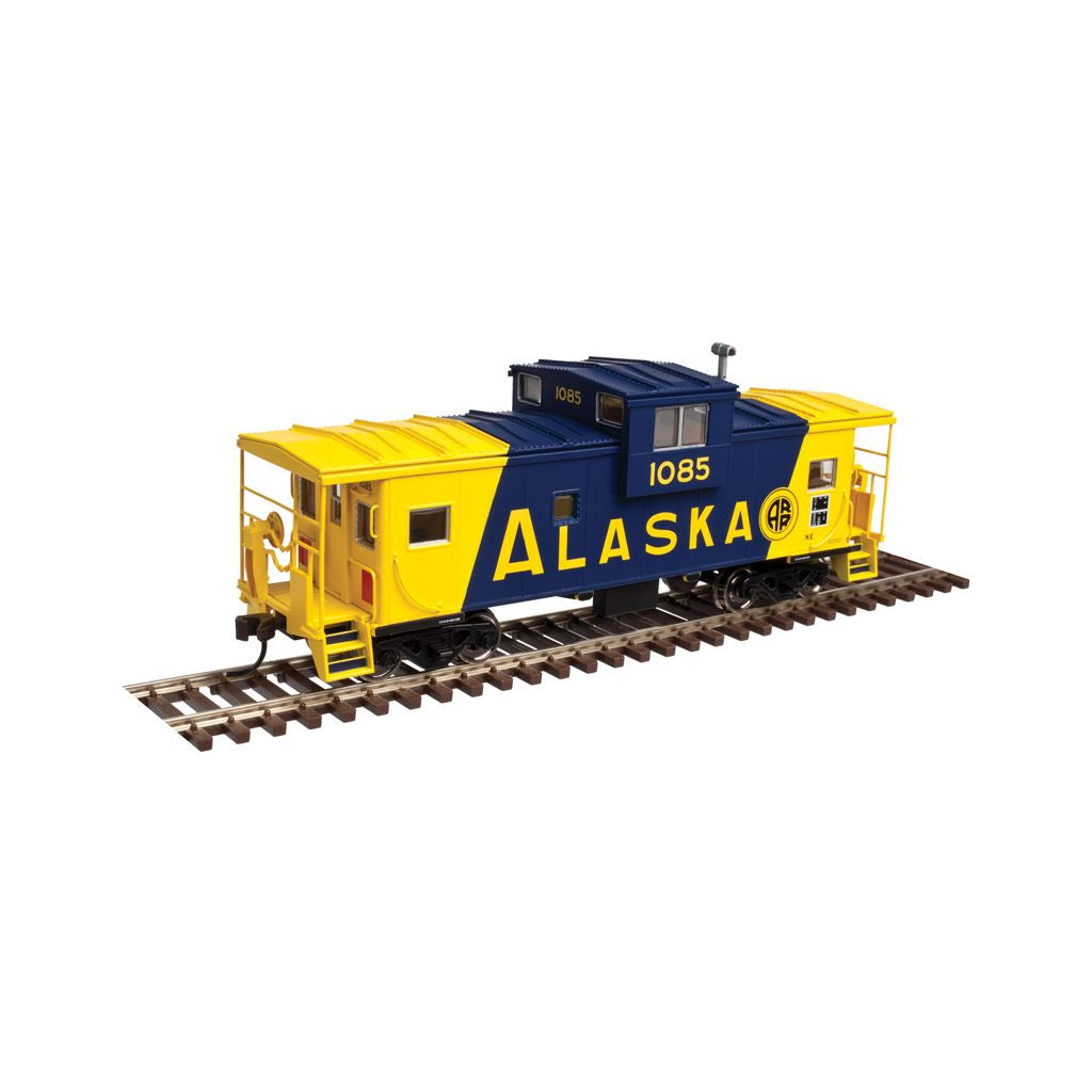 Atlas 3001266 O Alaska Railroad Extended Cupola Caboose - 3 Rail – Trainz