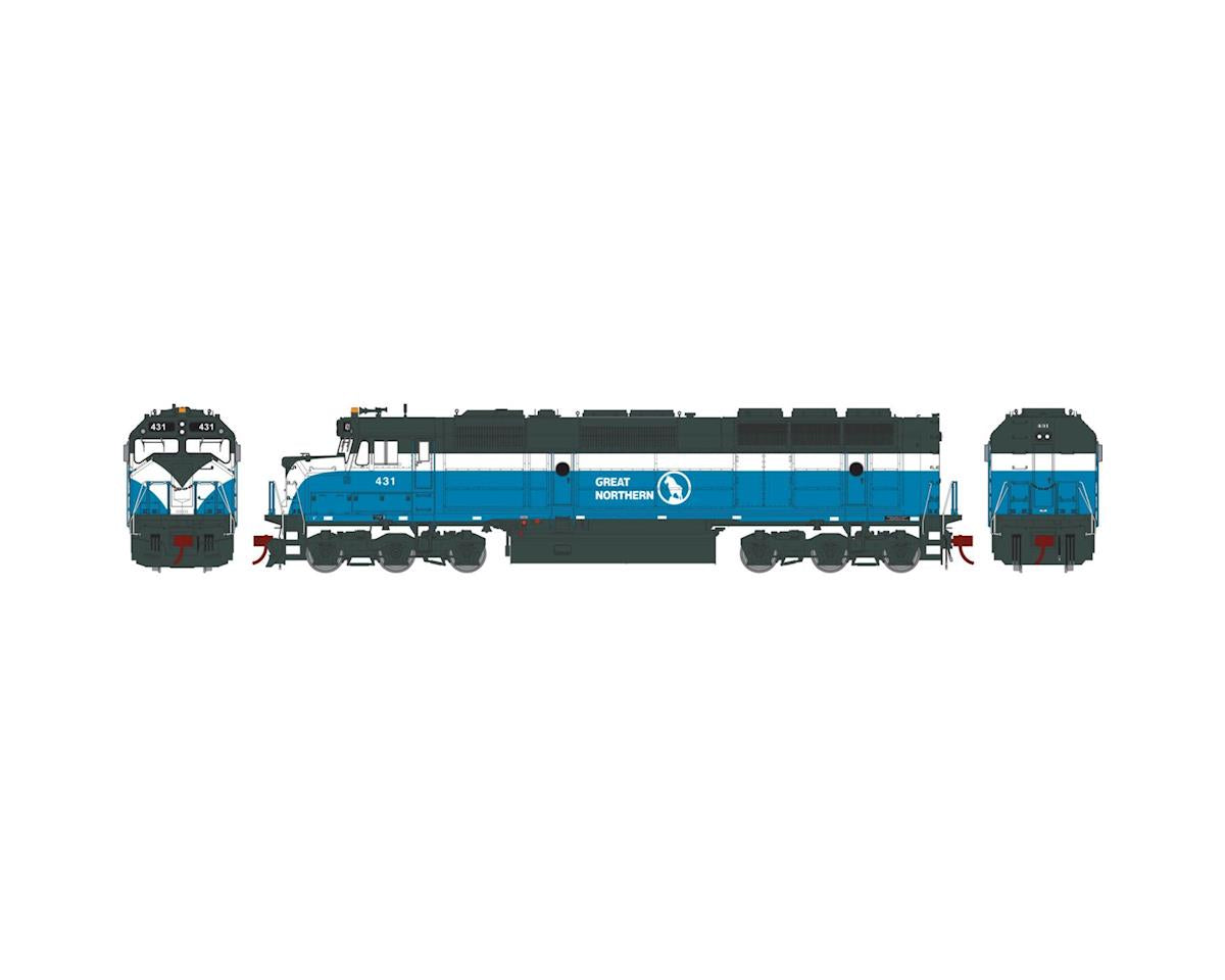 Athearn G25261 HO Great Northern Ready-to-Run F45 Diesel Locomotive #4 ...
