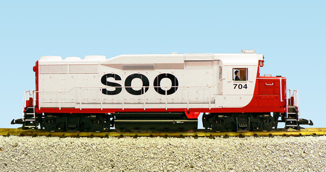 USA Trains R22467 G Soo Line GP30 Diesel Locomotives (White/Red) – Trainz