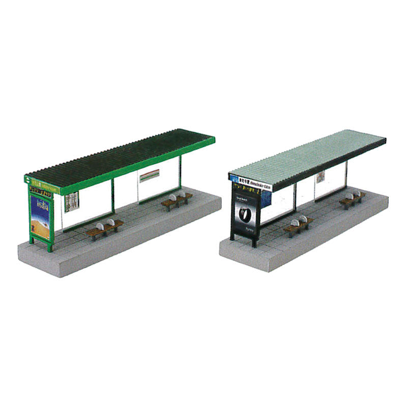 TomyTec 263074 N City Bus Stop Kit – Trainz