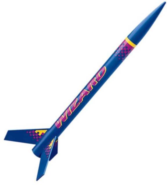Estes 1292 Wizard Flying Model Rocket Kit – Trainz