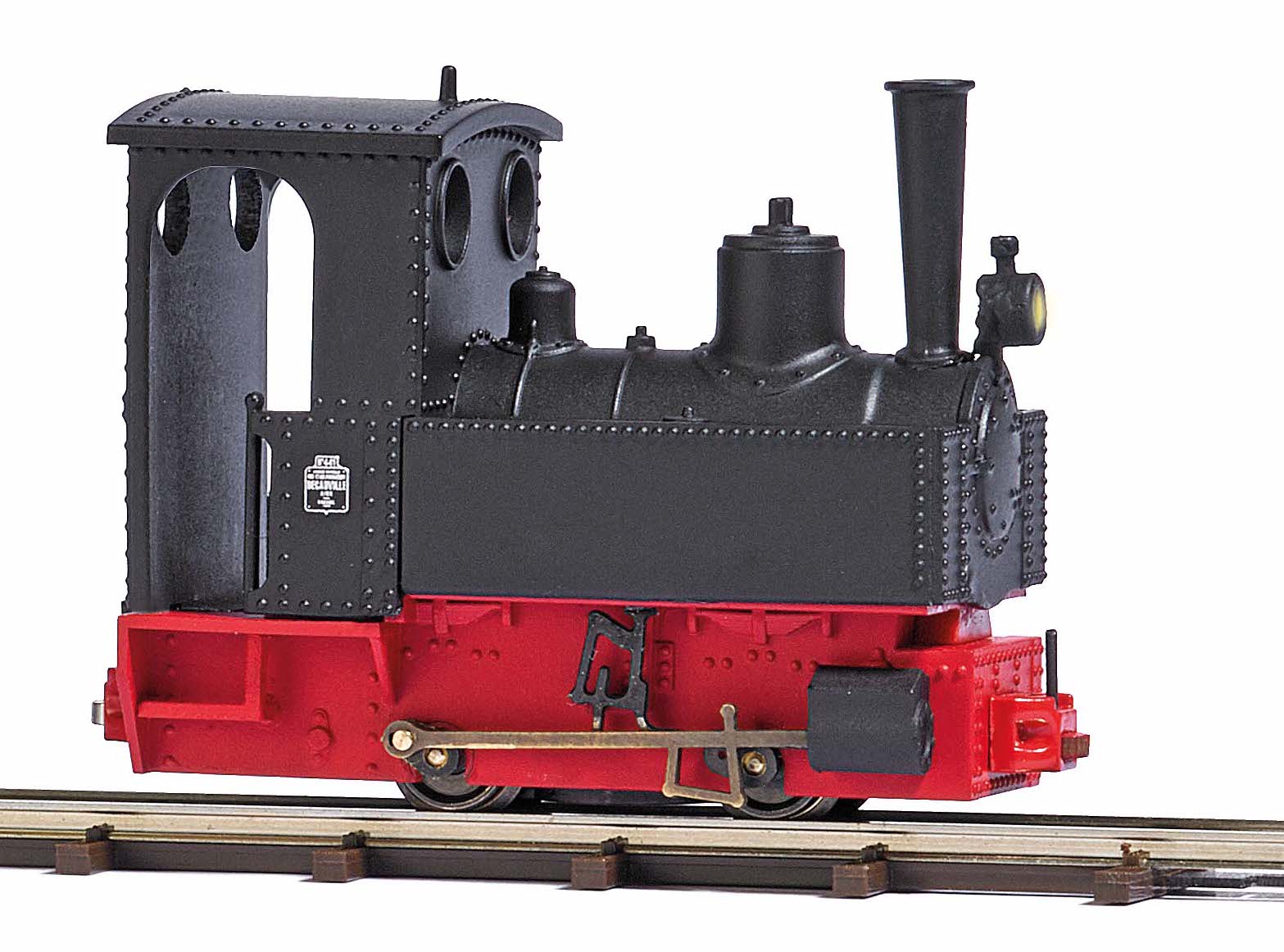 Busch 12142 HO Decauville Type 3 42mm Steam Locomotive with Headlight ...