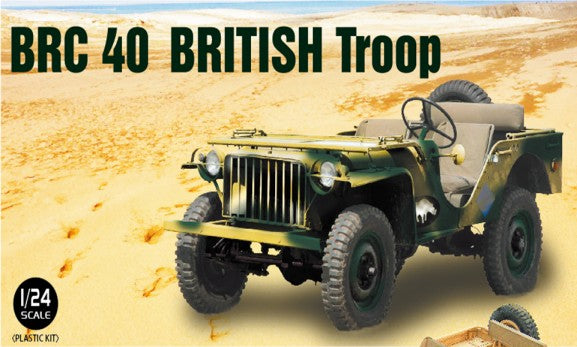 Ebbro Plastic Models 25018 1:24 BRC 40 British Troop Vehicle Plastic M ...