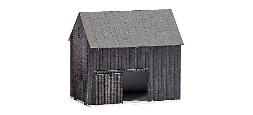 Busch 8201 N Scale Wooden Barn Building Kit – Trainz