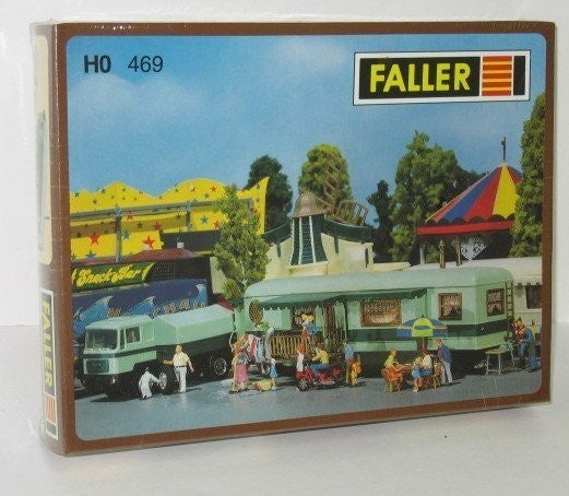 Faller 469 HO Fairground Carnival Trailer Vehicle Set Kit – Trainz