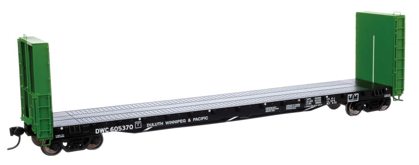 Walthers 920-104355 HO DWP 50' CC&F Bulkhead Flatcar Ready to Run DWC – Trainz