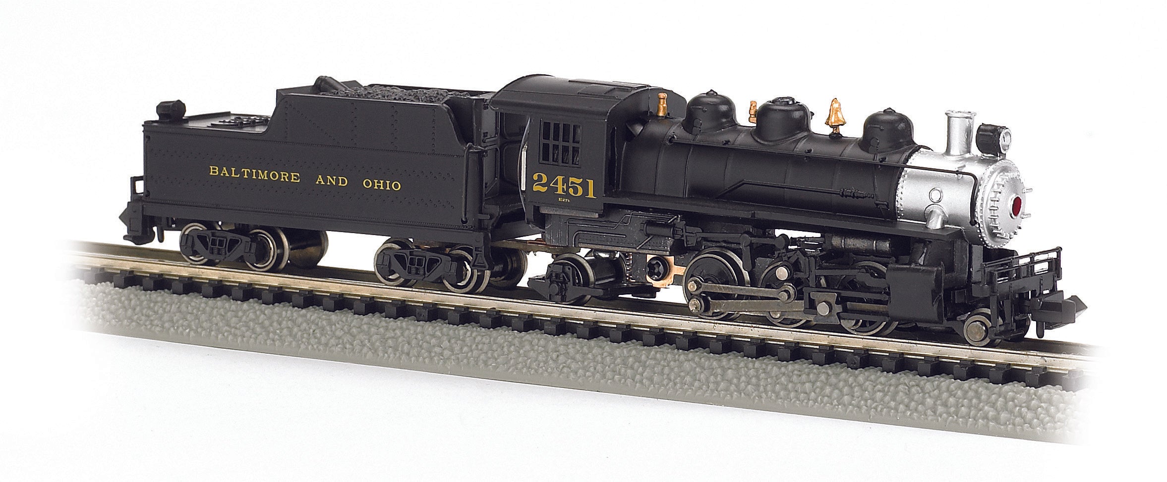 Bachmann 51560 N Baltimore & Ohio 2-6-2 Prairie Steam Locomotive #2451 ...