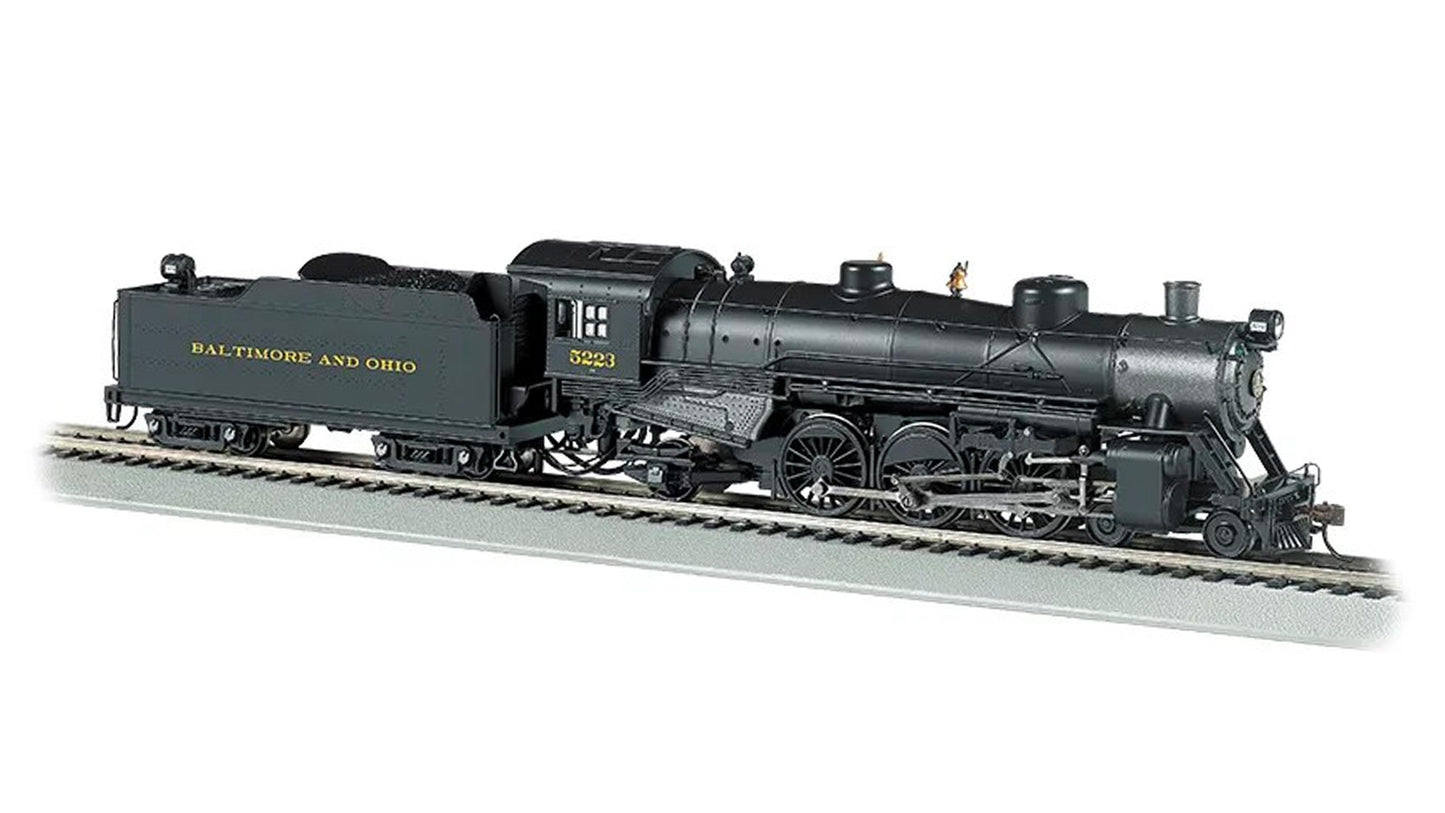 Bachmann 52903 HO B&O USRA 4-6-2 Light Pacific Steam Locomotive #5223 ...