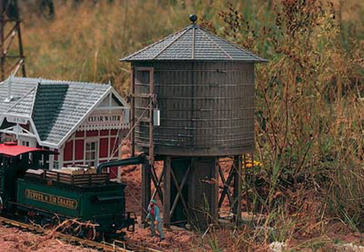 Piko 62210 G Scale Rio Grande Water Tower Building Kit – Trainz