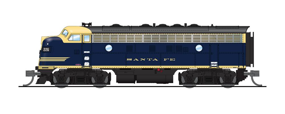 Broadway Limited 6869 N ATSF EMD F7A Diesel Locomotive Sound/DC/DCC #2 ...