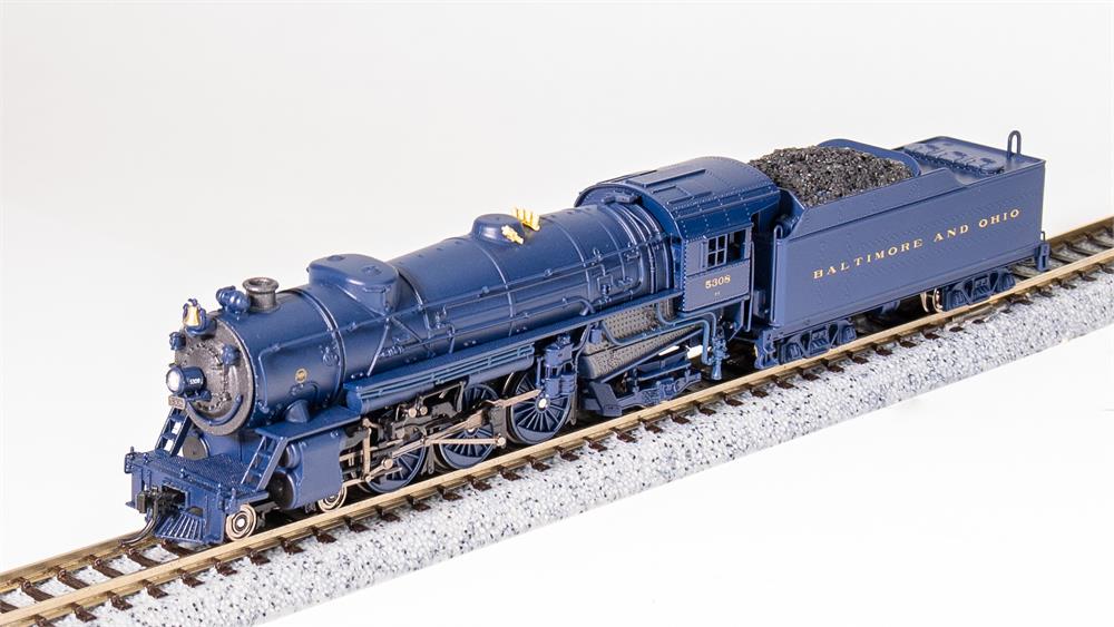 Broadway Limited 6926 N B&O Heavy Pacific 4-6-2 Steam Locomotive Sound ...