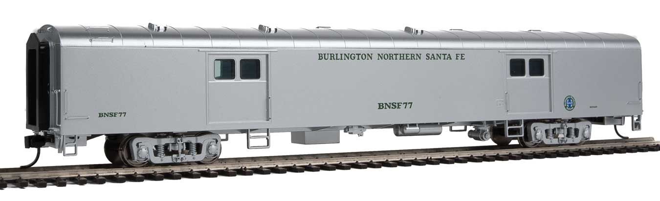 Walthers 920-15655 HO BN&SF 74' Pullman-Standard Baggage Car #77 – Trainz