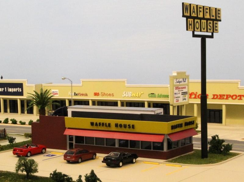 Modern Ho Scale Restaurant HO Scale Storheim's Restaurant Green Bay,