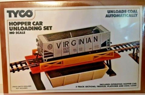 Tyco 862 HO Hopper Coal Car Unloading Virginian Building Kit – Trainz