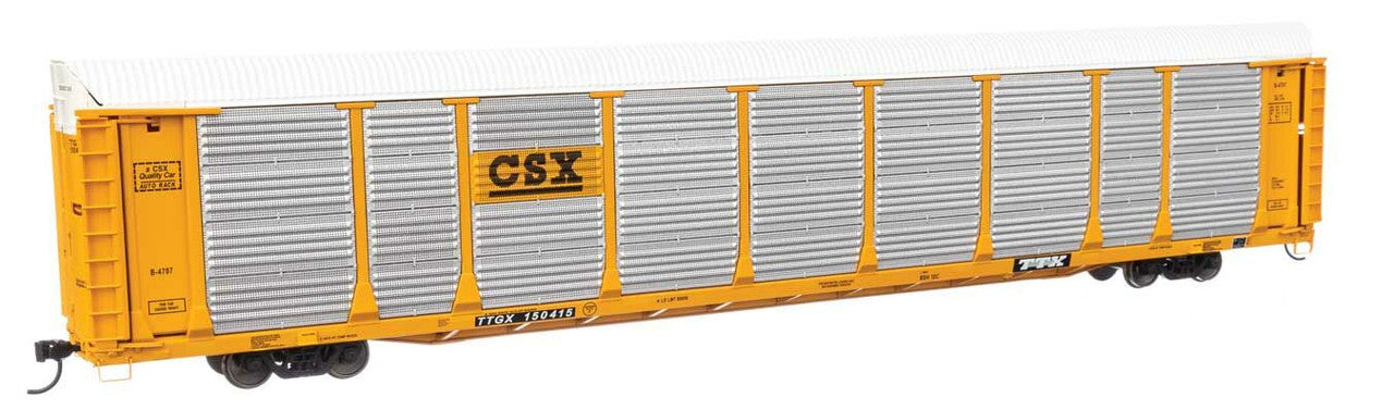 Walthers 920-101516 HO CSX TTGX 89' Thrall Bi-Level Auto Carrier #1504 ...