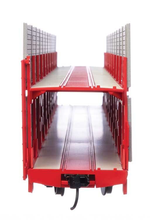 Walthers 910-8101 HO ATSF 89' Flatcar w/ Bi-Level Shielded Auto Rack R ...