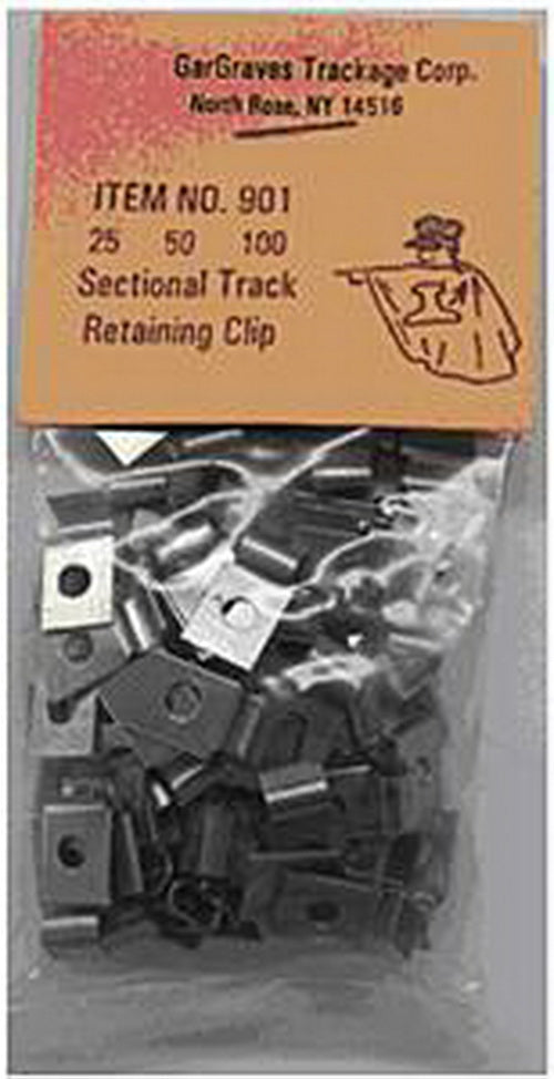 Gargraves 901.1 Sectional Track Retaining Clips (100) – Trainz