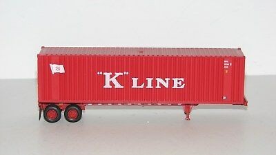 Athearn 27753 HO K-Line 45' Container & Chassis – Trainz