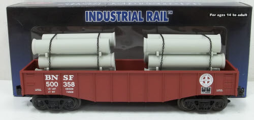 Atlas 1003006-1 IR Gondola/Pipe Load,BNSF #500358 – Trainz