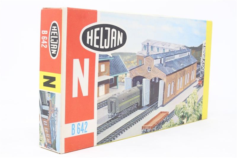 Heljan 642 N Scale Engine House Bldg Kit – Trainz