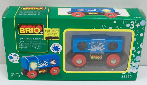 Brio 33550 Light & Sound Bubble Wagon – Trainz