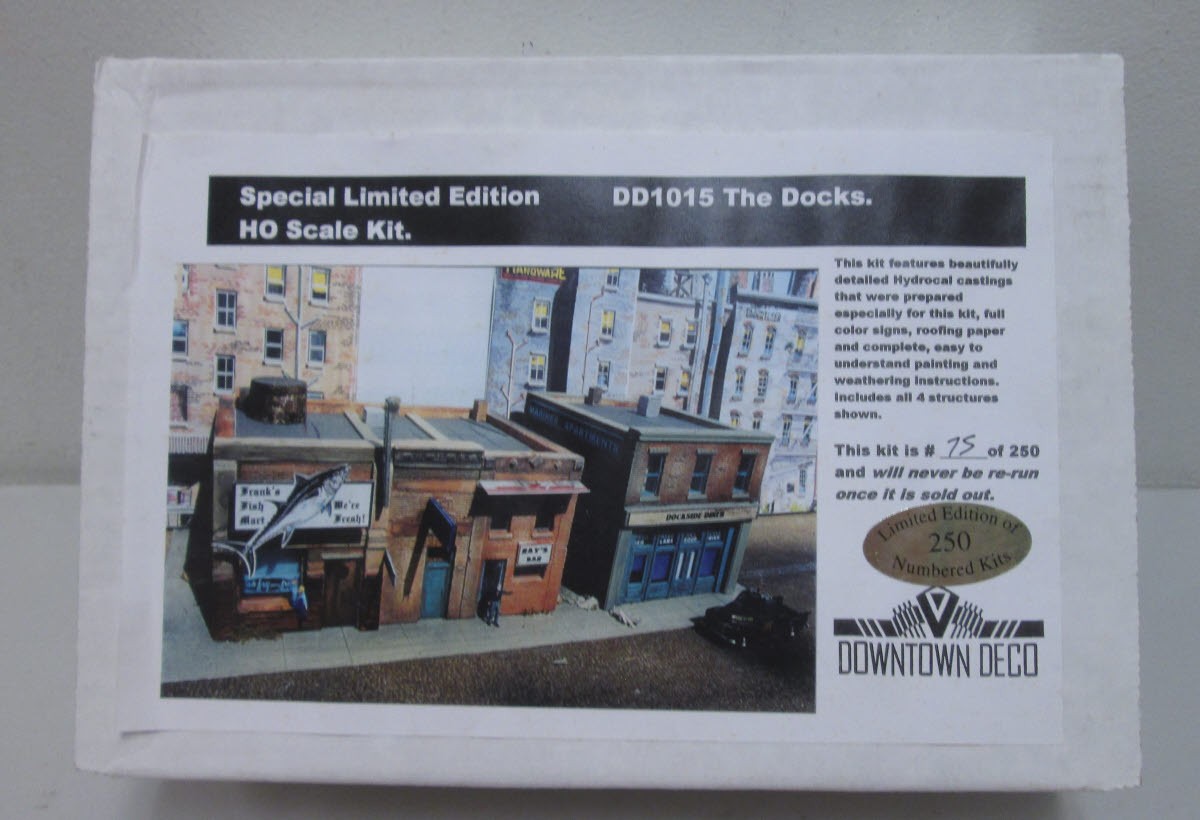 Downtown Deco DD1015 HO Scale "The Docks" Building Kits - Limited Edit ...