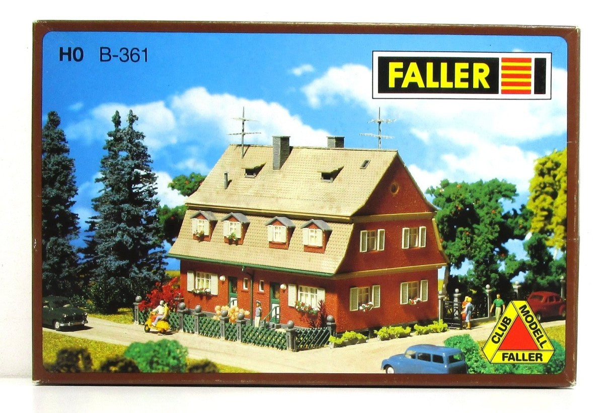 Faller B-361 HO Garden City House Building Kit – Trainz